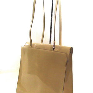 Furla | Bags | Furla Beige Patent Leather Bag | Poshmark